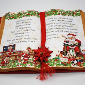Santa Claus is Coming to Town Display Decor Book - Etsy
