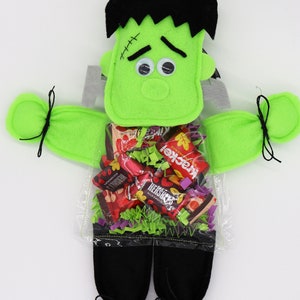 Frankenstein Monster Candy Treat Bags (set of 3) - Etsy