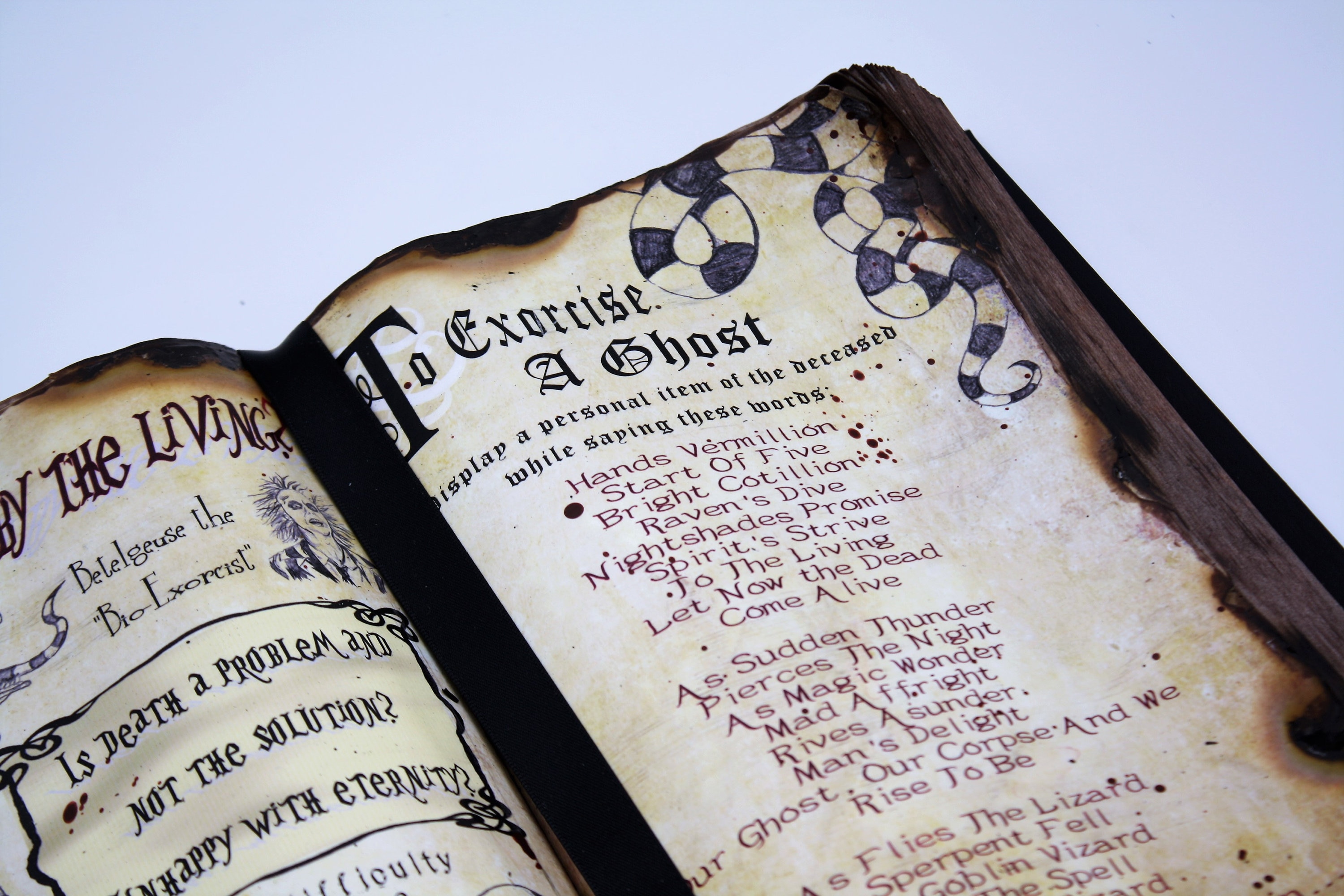 Beetlejuice Inspired Spell Book - Etsy