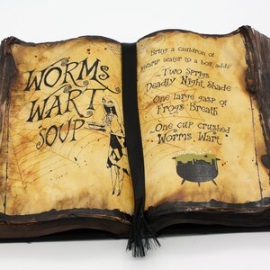 Worms Wart Soup Spell Book Nightmare Before Christmas Inspired - Etsy