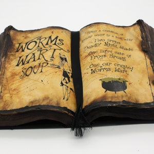 Worms Wart Soup Spell Book Nightmare Before Christmas Inspired - Etsy