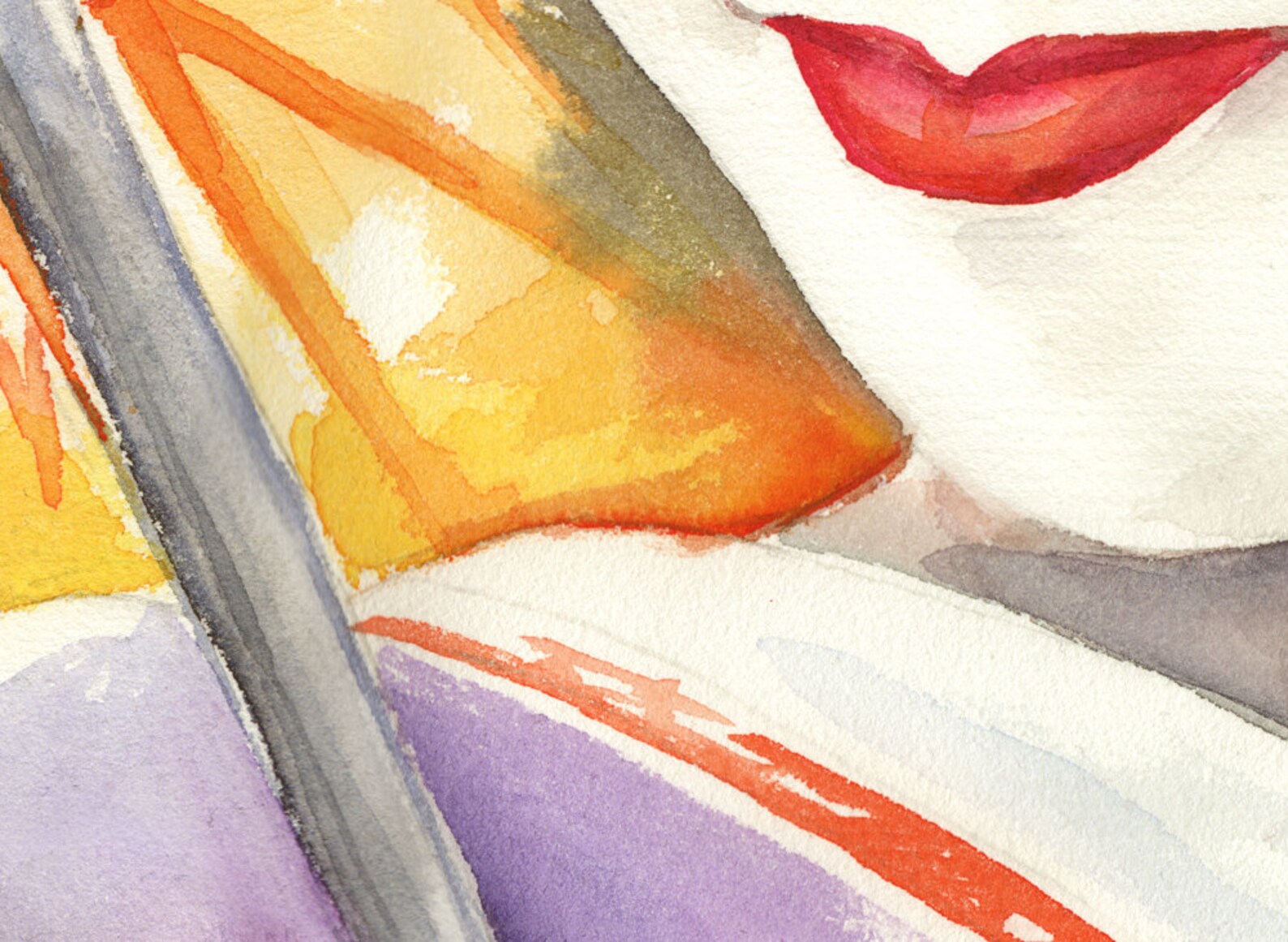 Rising Sun Geisha Art Giclée Print Watercolor Geisha Art - Etsy