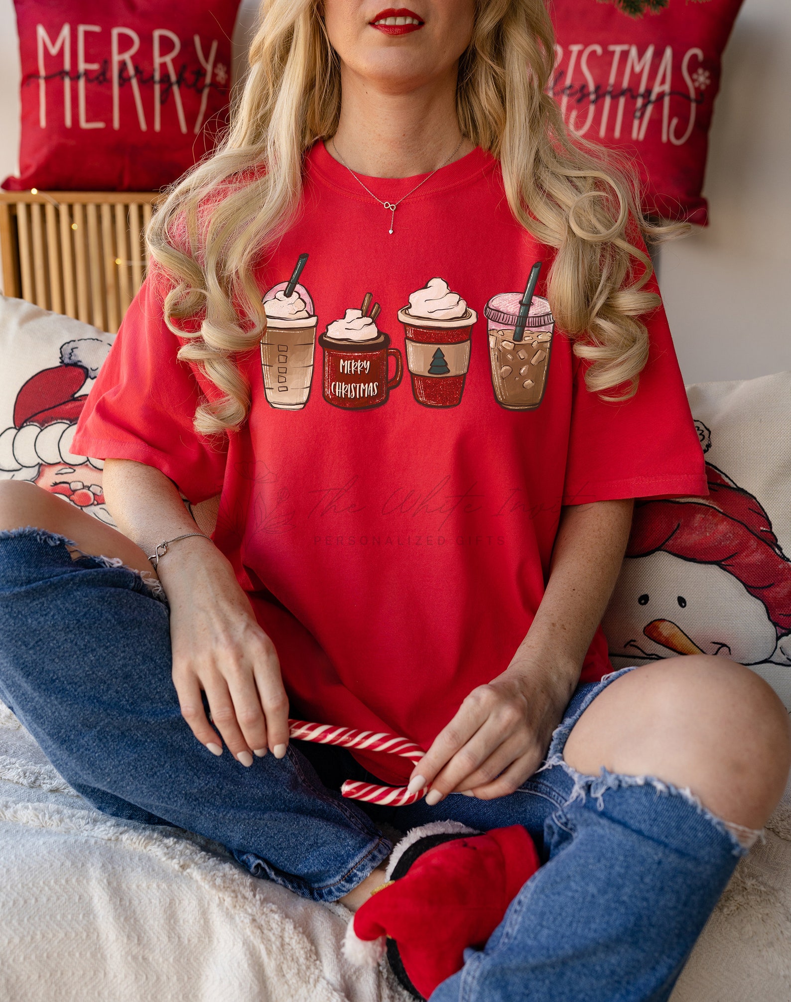 Ready to Press Christmas Screen Print Transfer, Santa Heat Transfer for ...