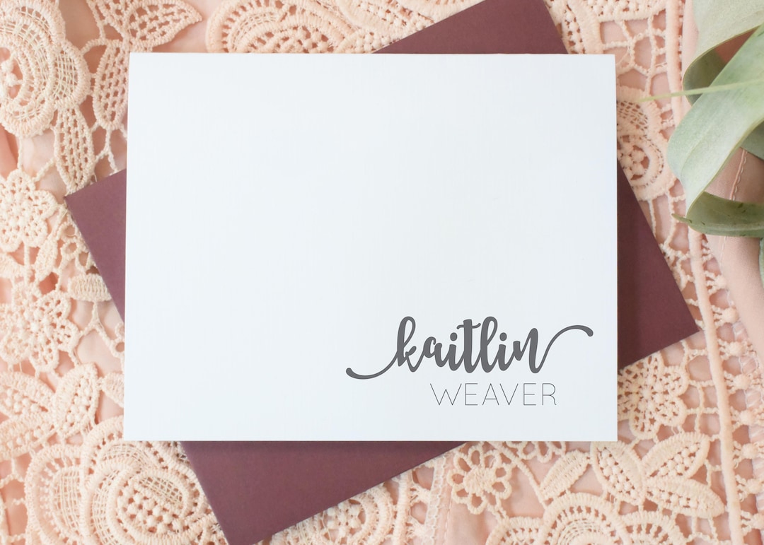 Personalized Stationery, Stationery Set, Custom Stationery ...