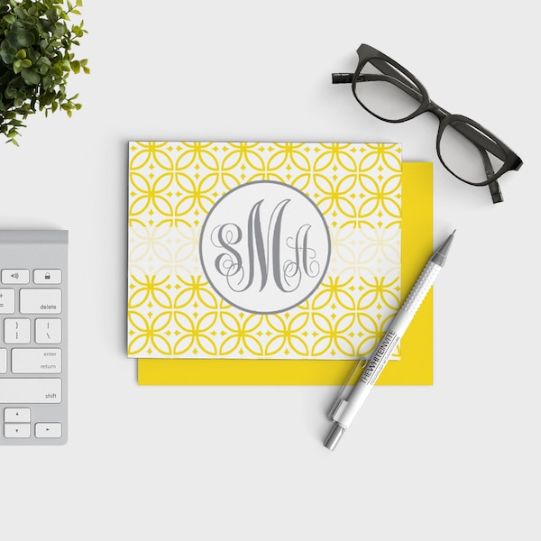 Monogram Stationery - Etsy
