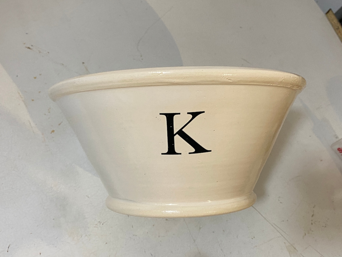 Stoneware K Bowls Several Sizes Replica Made to Order - Etsy