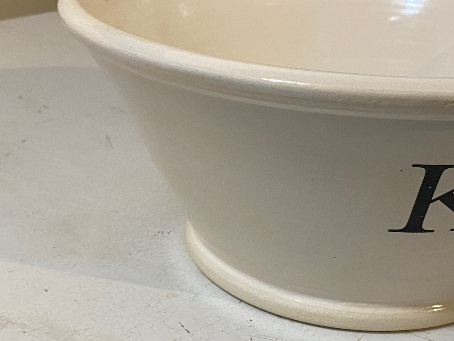 Stoneware K Bowls Several Sizes Replica Made to Order - Etsy