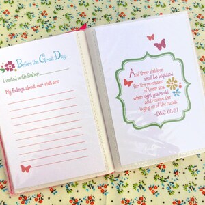 LDS Baptism Memory Book PRINTABLES - 4x6 Size - Etsy