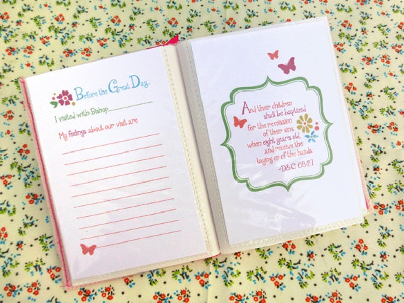 LDS Baptism Memory Book PRINTABLES - 4x6 Size - Etsy