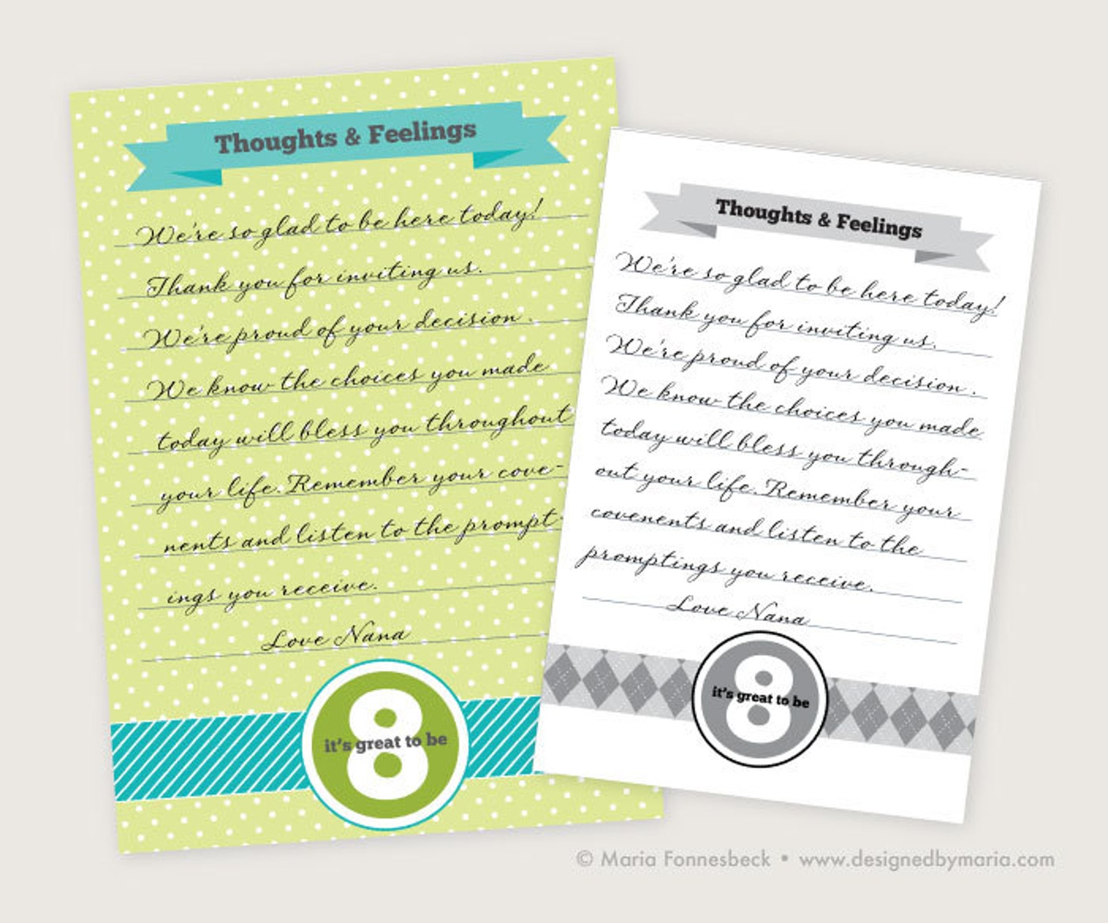 LDS Baptism Testimony Cards Printable: Guests Write Their - Etsy
