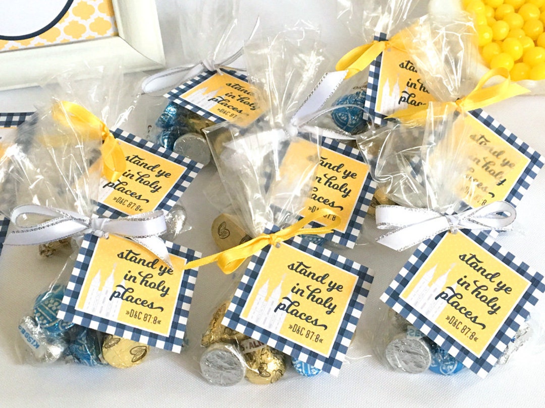 Stand Ye in Holy Places Favor Tag Printable: Instant Download for ...