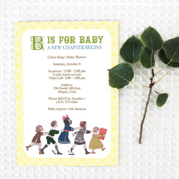 New Chapter Baby Shower Invite - Etsy