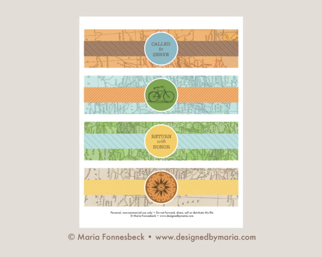 LDS Missionary Water Bottle Wraps Printable: Mission Farewell Party ...