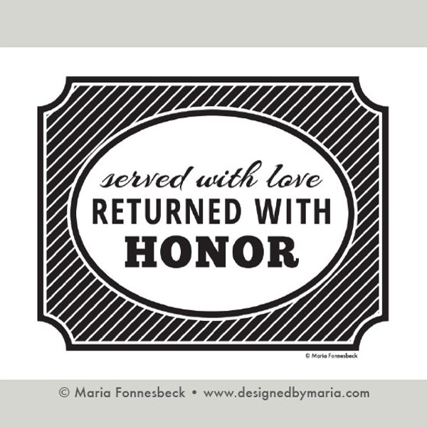 Returned With Honor - Etsy