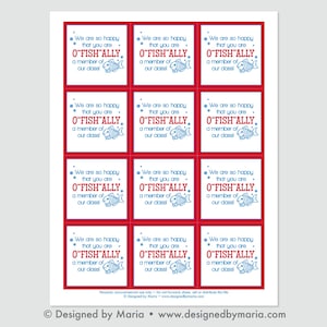 LDS Primary Class Welcome Treat Tag: Swedish Fish or Crackers Gift Idea ...