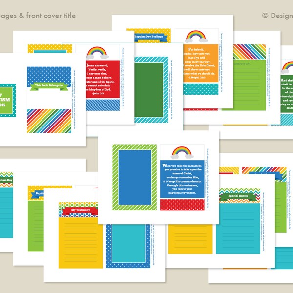 Lds Baptism Memory Book - Etsy