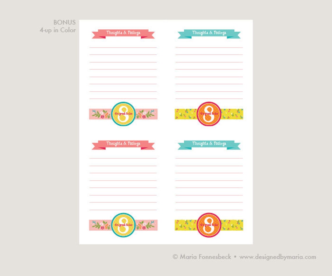 LDS Baptism Testimony Cards Printable: Floral Design -- Guests Write ...