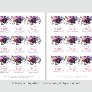 LDS Relief Society Birthday Gift Tag for Lip Balm or Chapstick: You're ...