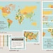 LDS Mission Reveal Party Printable - Includes World Map, USA Map, Guess ...