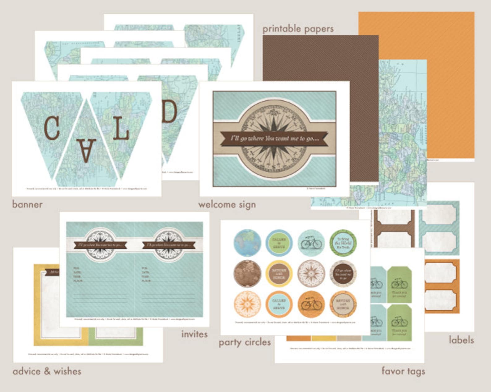 LDS Mission Farewell Party Printable Set or Mission Reveal Party ...