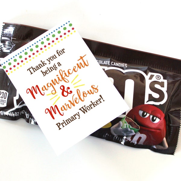 M & M Teacher Appreciation - Etsy