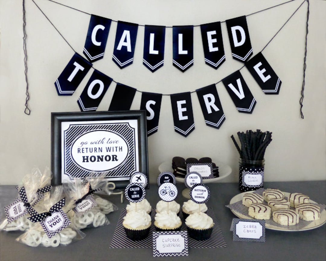 LDS Mission Farewell Party Printable Set: Missionary Party Kit ...