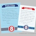 LDS Baptism Testimony Cards Printable: Red and Blue - Guests Write ...