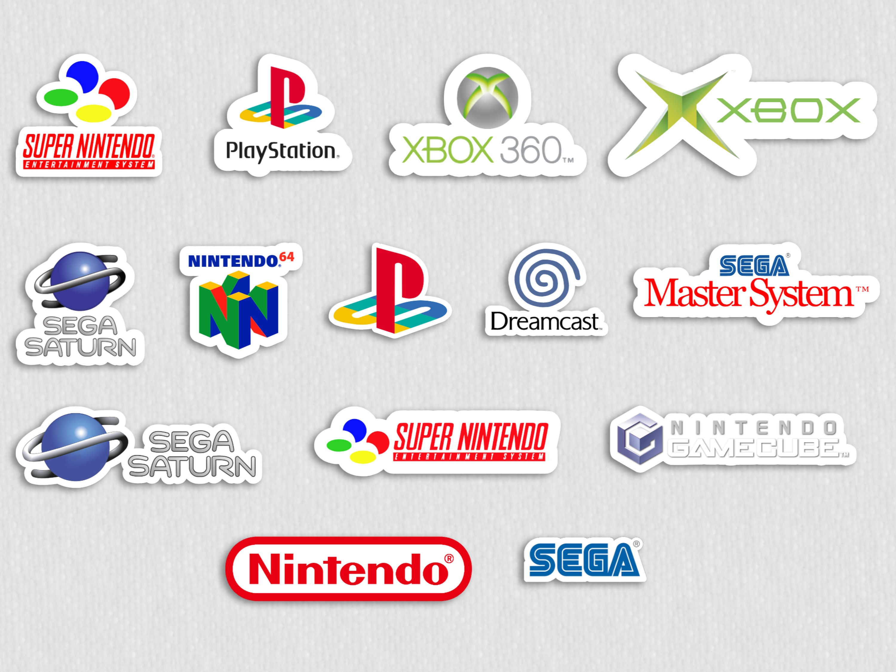 Retro Gaming Vinyl Stickers Logo Stickers Sega Dreamcast - Etsy UK