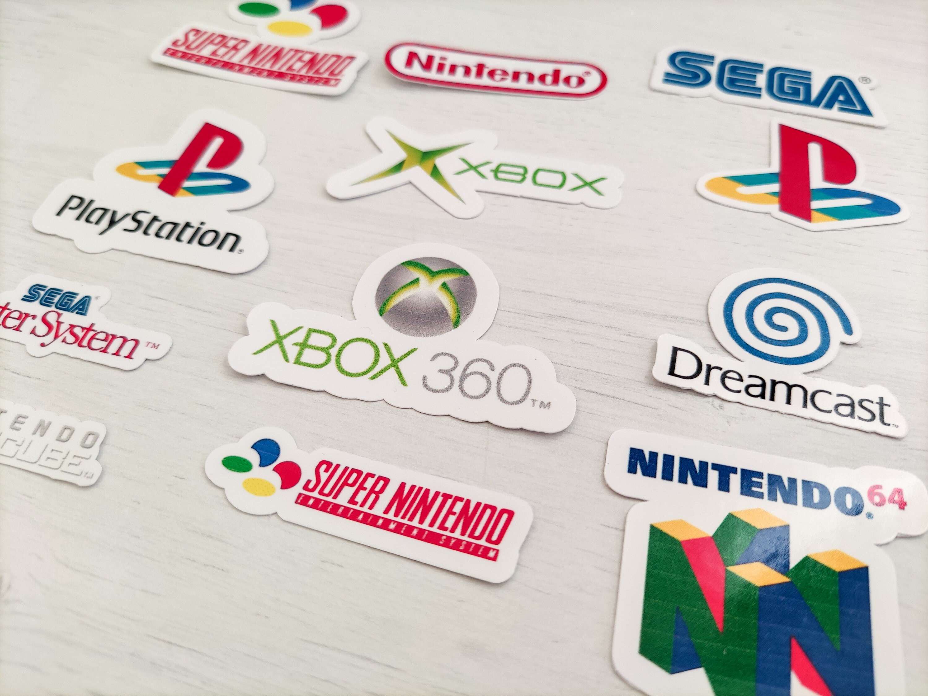 Retro Gaming Vinyl Stickers Logo Stickers Sega Dreamcast - Etsy UK
