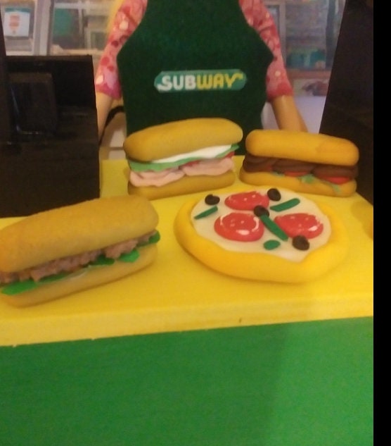 1/6th Scale Doll Subway Counter Playset - Etsy