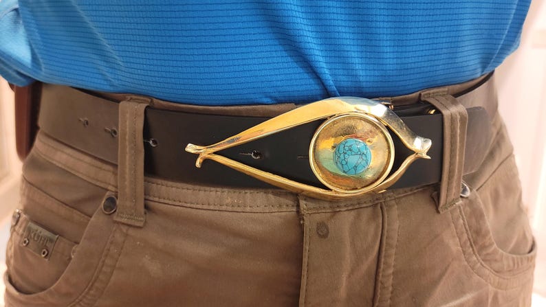 Eye of Horus Belt Buckle - Etsy