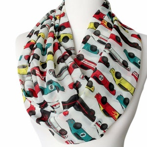 Classic Racing Cars Infinity Scarf Retro Cars Gift for Her - Etsy