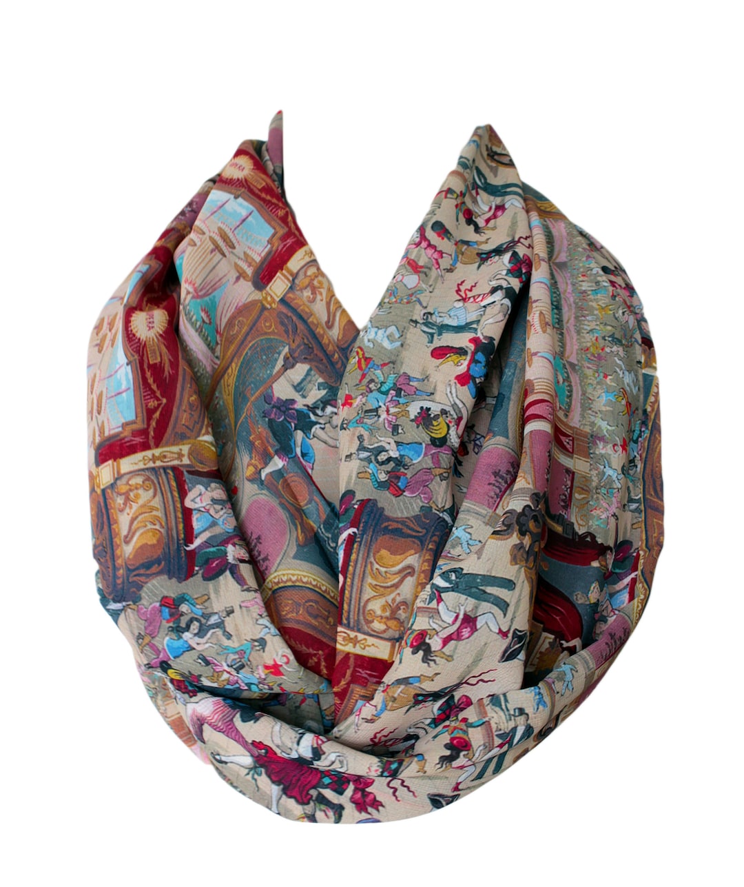 Opera Theater Infinity Circle Scarf Spring Fall Summer Winter Fashion ...