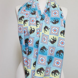 Elephant Pattern Infinity Scarf Circle Scarf Loop Scarf - Etsy