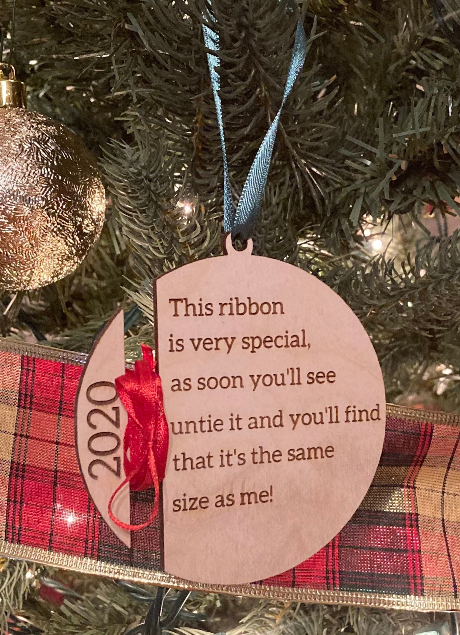 Personalized Height Memory Ornament ribbon Measurement - Etsy