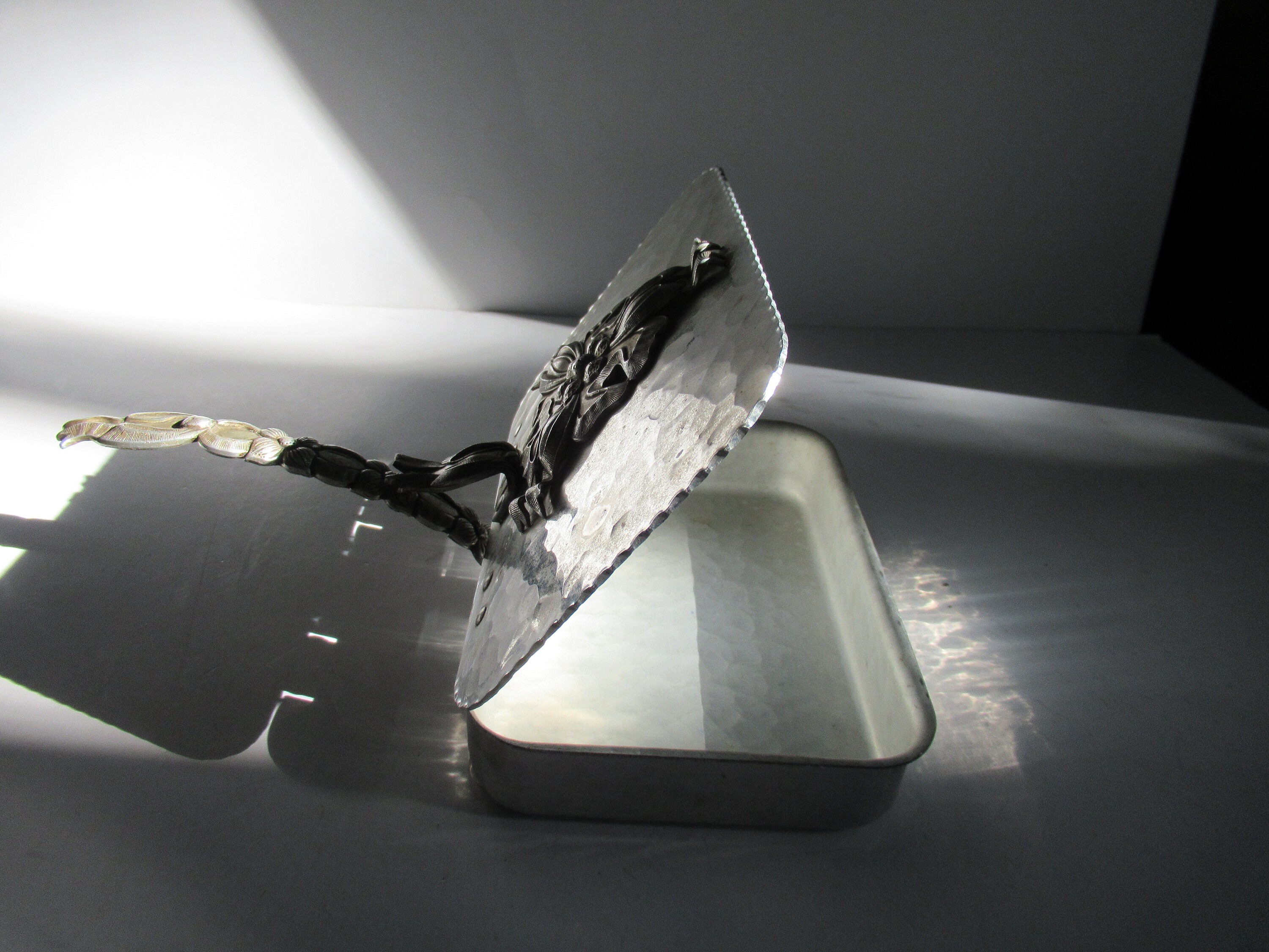 Rodney Kent Hammered Aluminum Silent Butler - Etsy