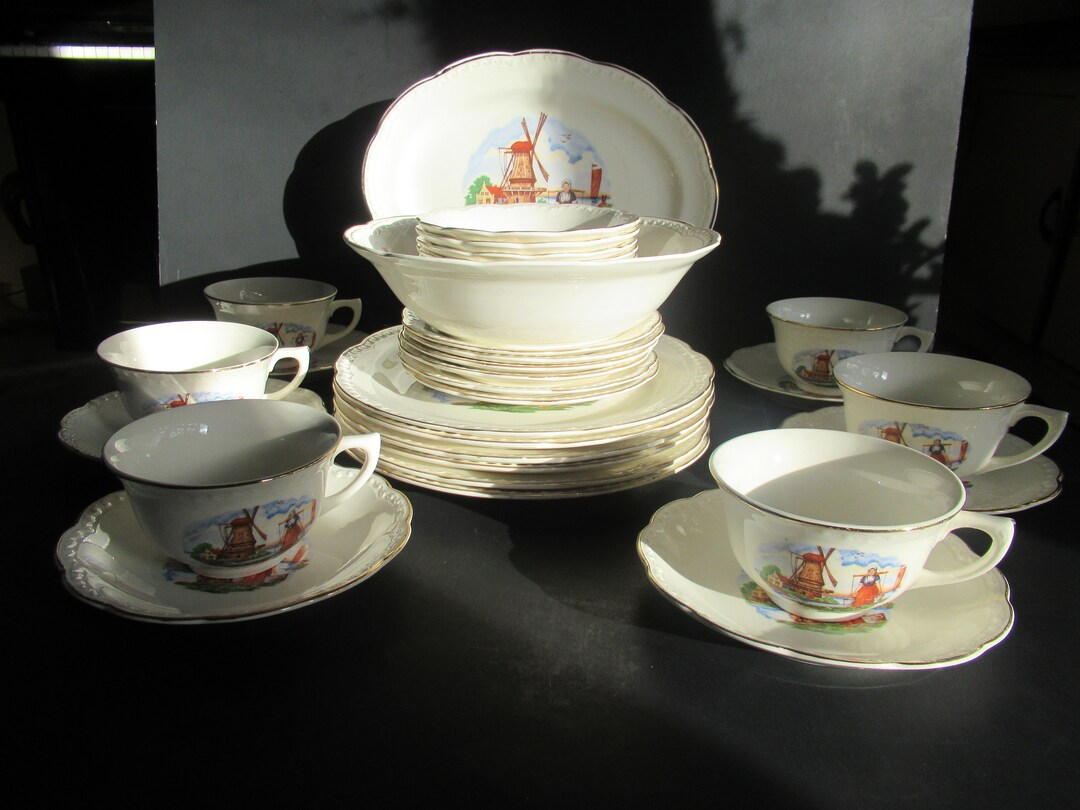 Stetson Windmill STT348 Dishes Setting for 6 - Etsy