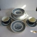 Taylor Smith Taylor Currier and Ives Blue Dishes 15 Pieces - Etsy