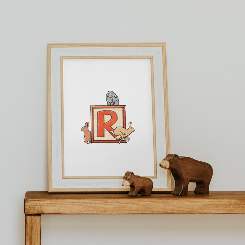 R is for Rabbits Digital Download Artwork - Etsy