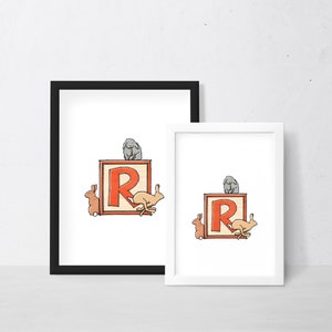 R is for Rabbits - Digital Download Artwork - Etsy