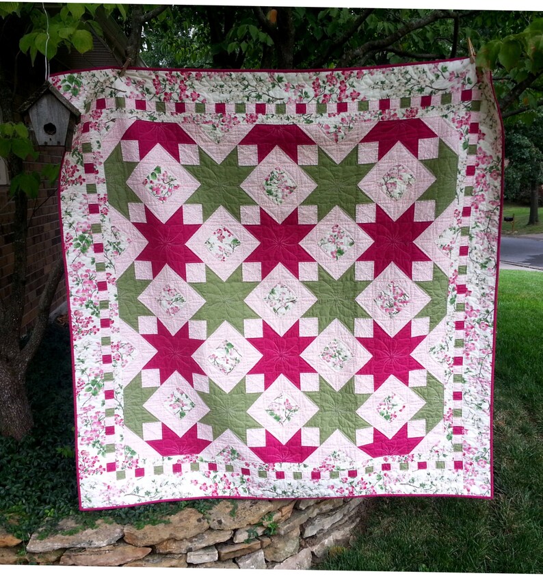 GEMINI SKY, Pdf Quilt Pattern, 2 Sizes (large Throw and Queen) - Etsy