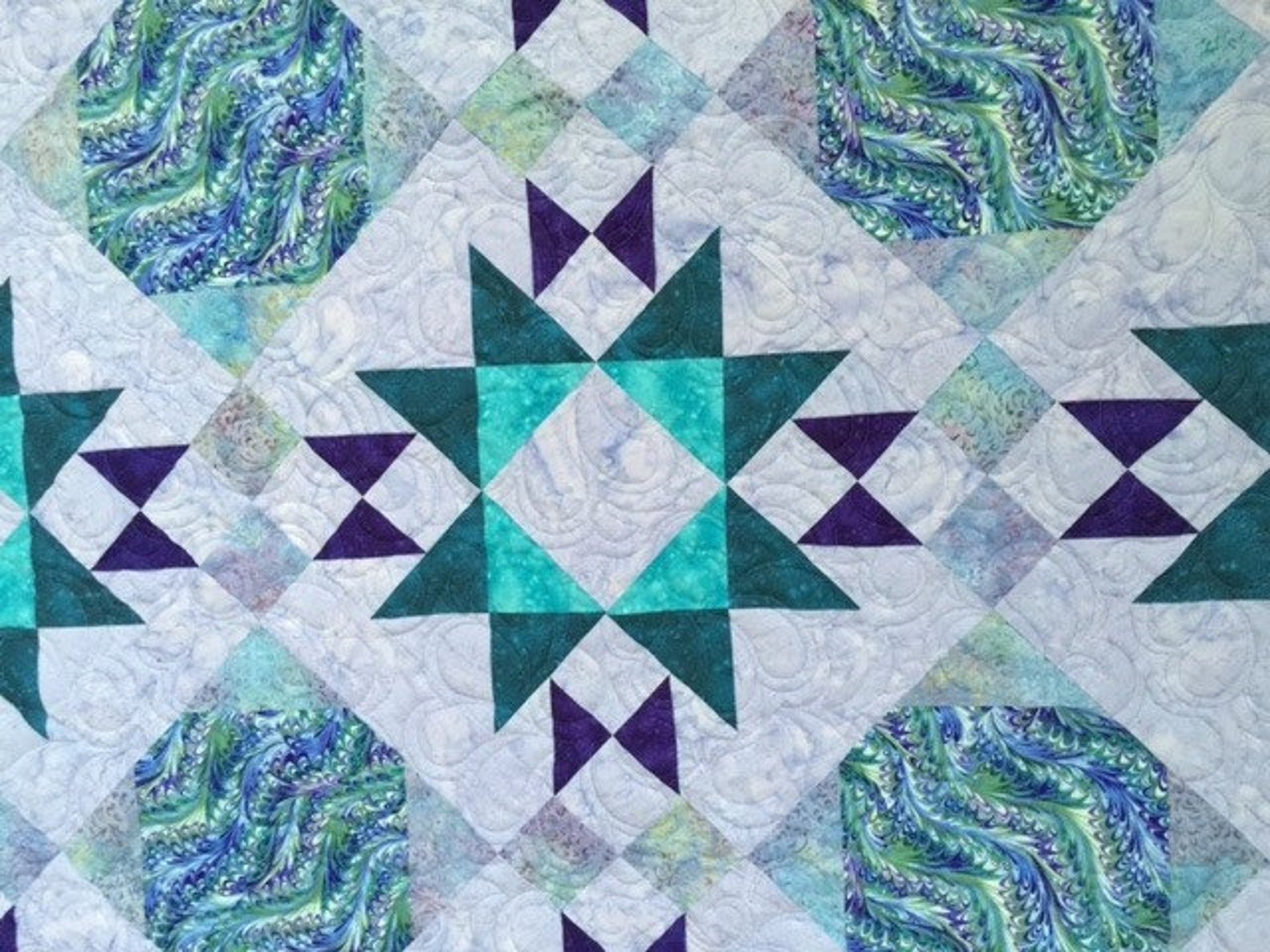 MIDNIGHT MAGIC, Pdf Quilt Pattern, Throw, Twin, Queen & King Sizes - Etsy