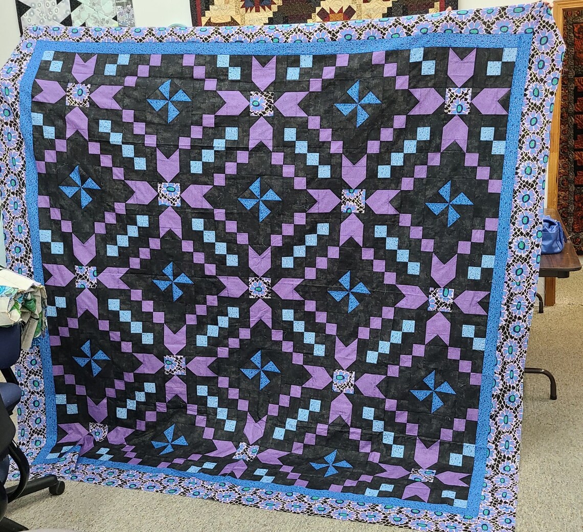 MARCH WINDS Pdf Quilt Pattern, 4 Sizes - Etsy