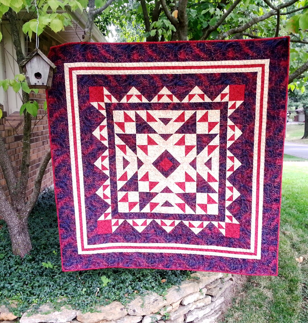 DAYDREAM, PDF Quilt Pattern, Throw (60" X 60") - Etsy