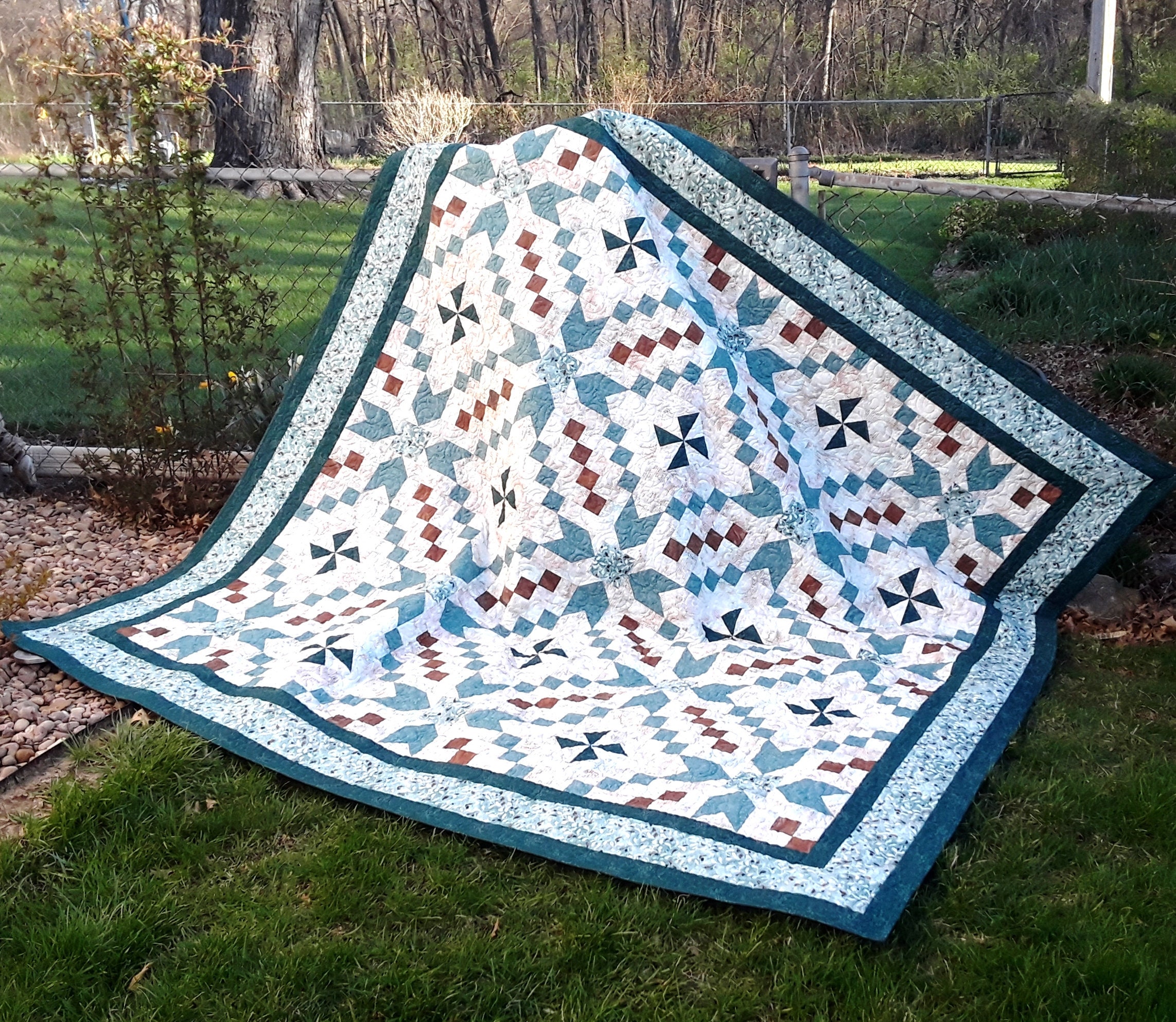 MARCH WINDS Pdf Quilt Pattern, 4 Sizes - Etsy