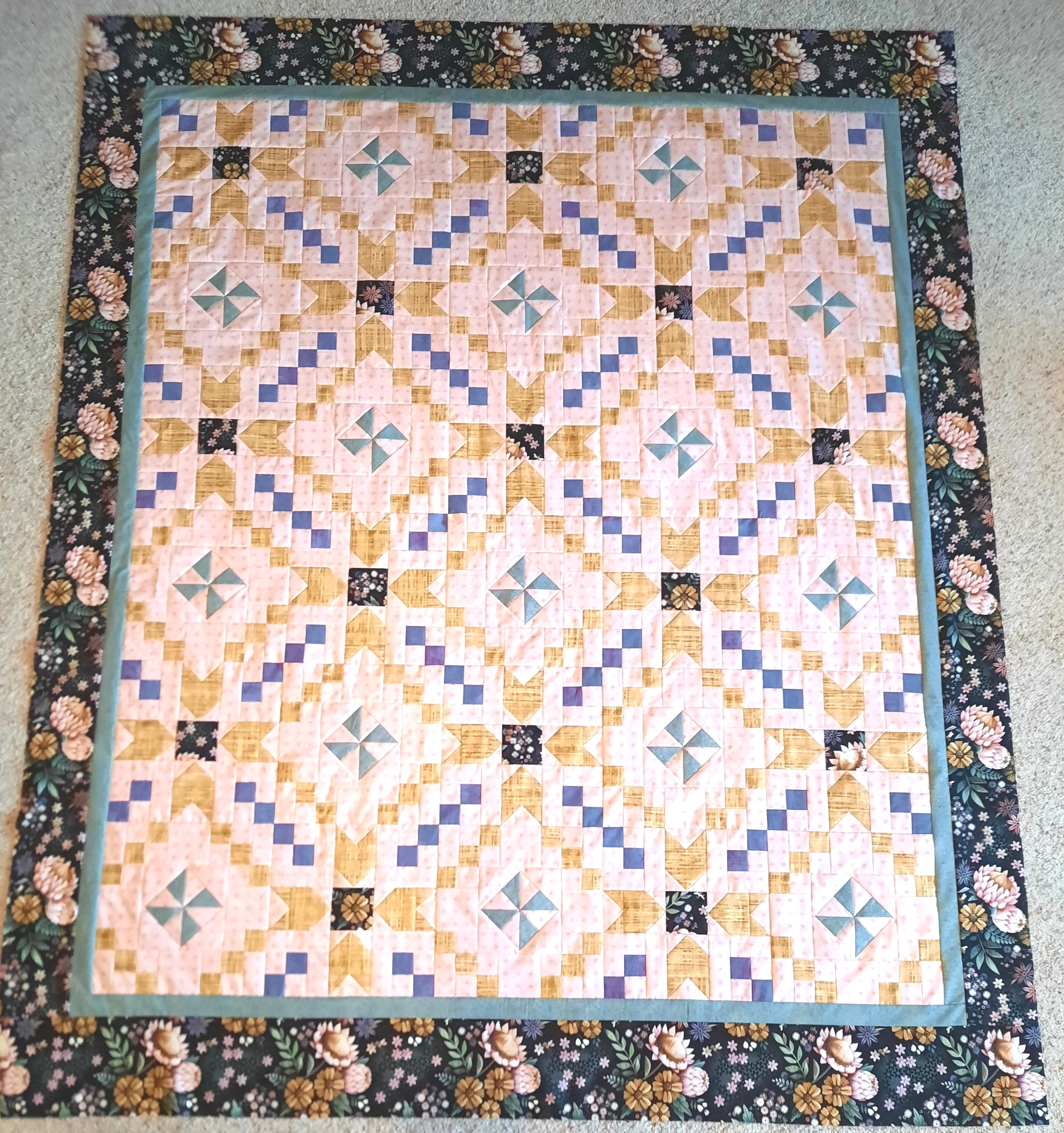 MARCH WINDS Pdf Quilt Pattern, 4 Sizes - Etsy