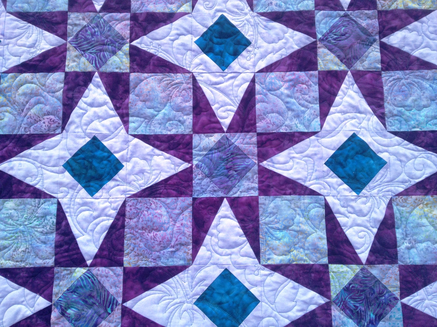 DOUBLE D'LITE Pdf Quilt Pattern Throw Twin Queen and - Etsy