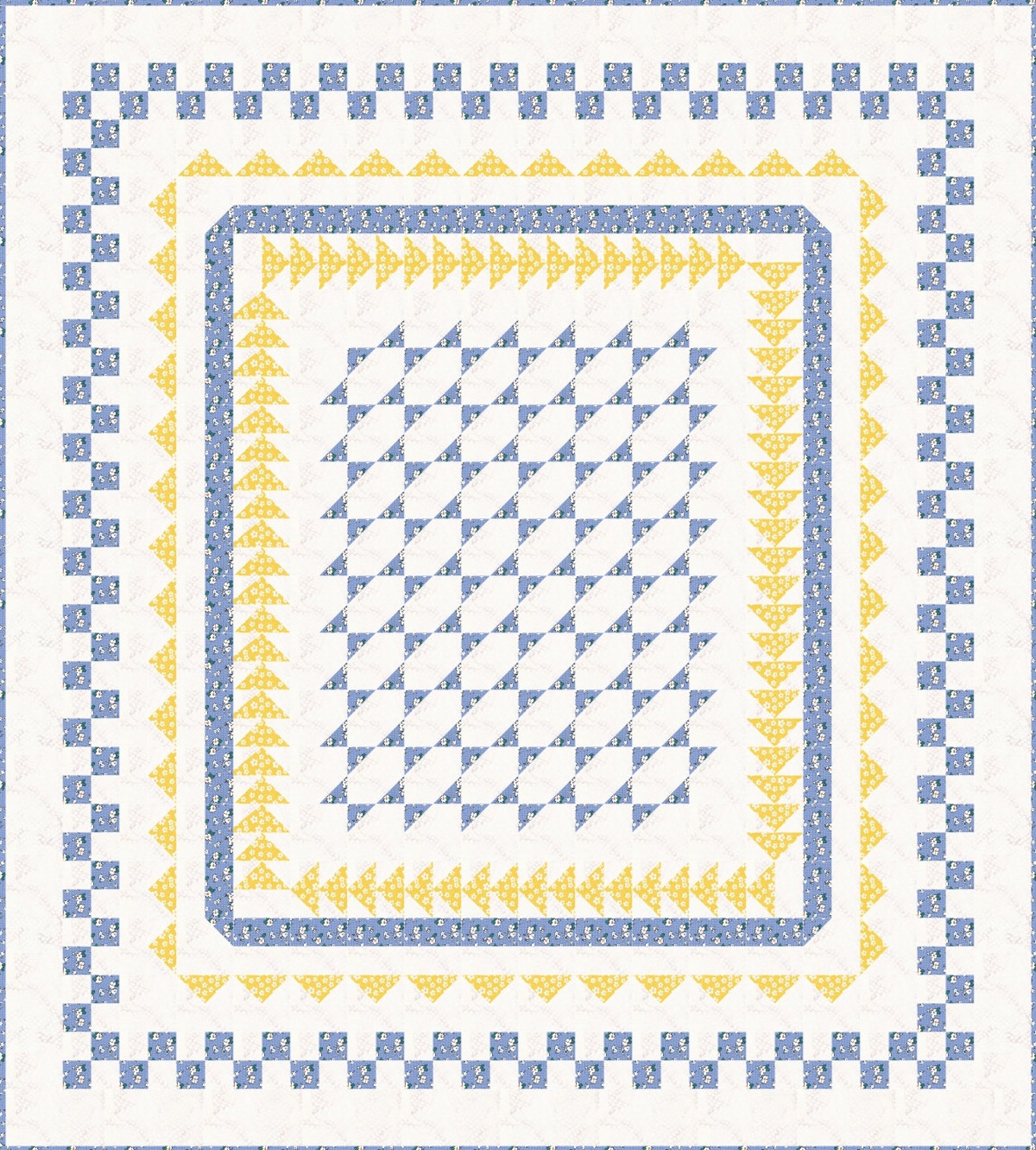 NIGHT FLIGHT, Pdf Quilt Pattern, Twin and Queen Size - Etsy