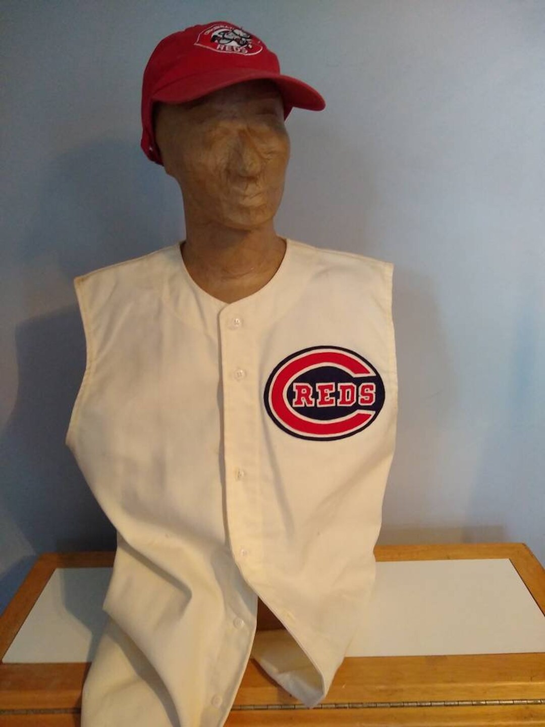 Cincinnati Reds Canvas Vest W Tackle Twill Logo. Quite - Etsy