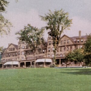 Stockbridge, Mass., Antique Postcard, Heaton Hall, Gilded Age Hotel ...